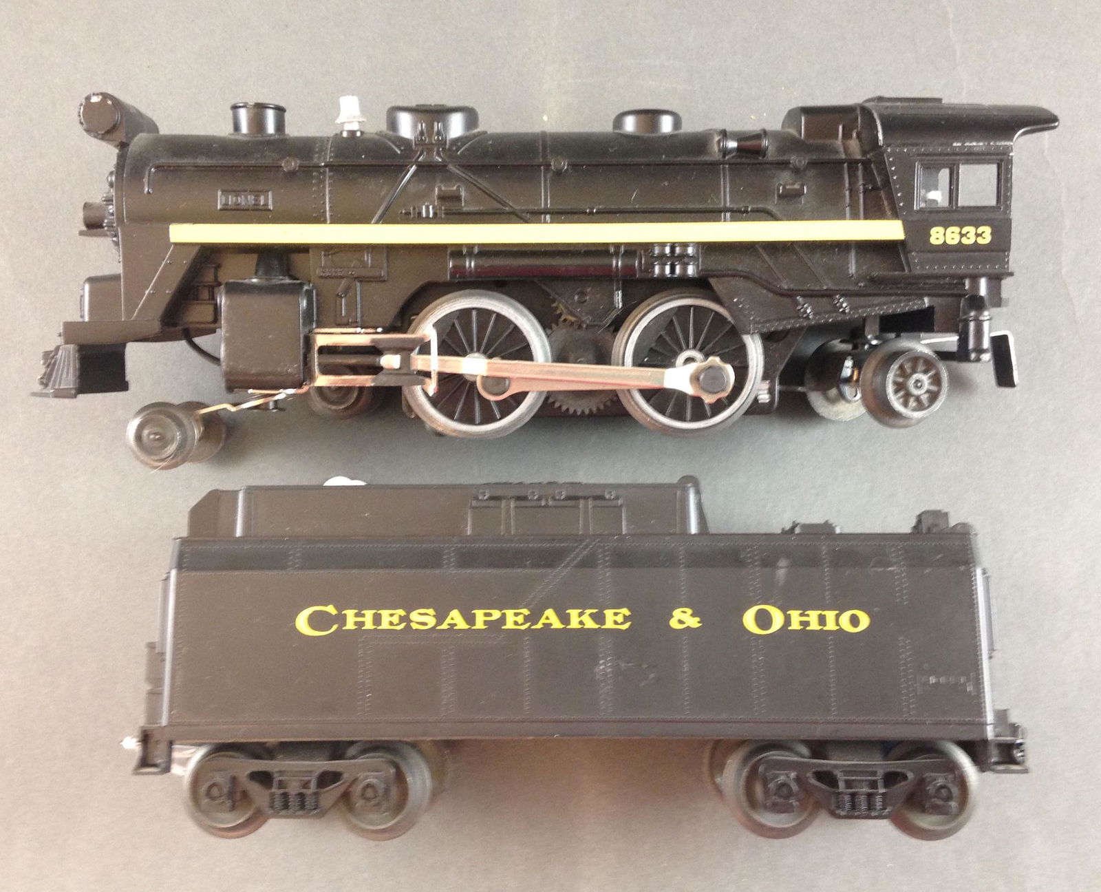 Lionel O Gauge Engine No. 8633 And Chesapeake & Ohio