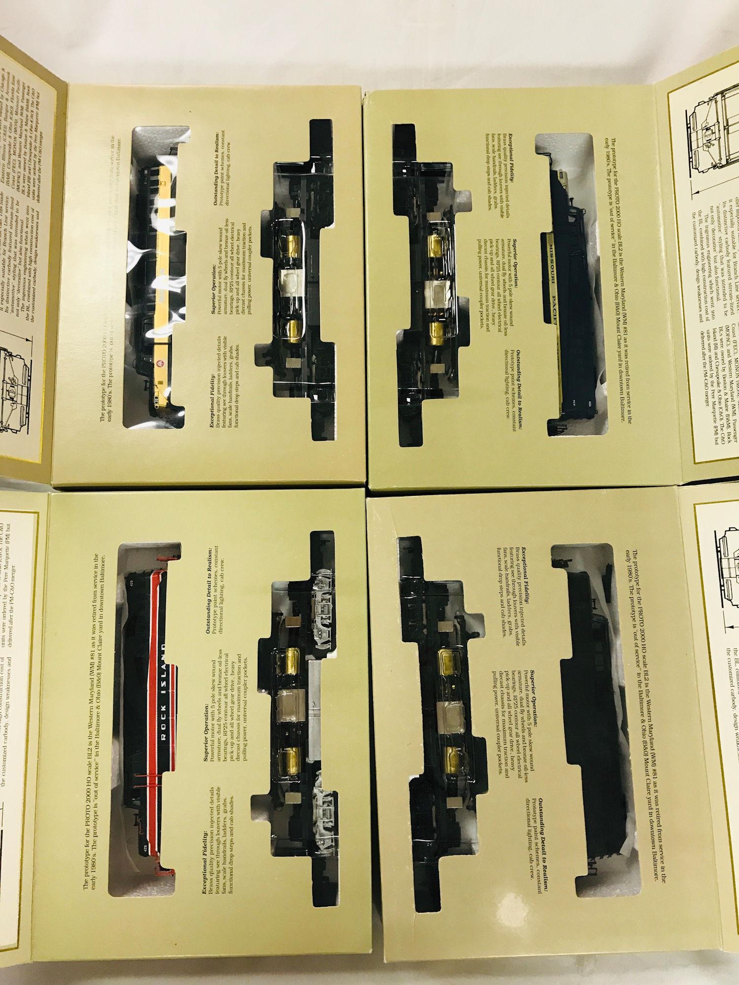 Lot 4 Proto Series 2000 Ho Gauge Bl2 Locomotives