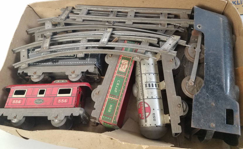 Marx O Gauge Wind Up Train Set Commador Vanderbuilt In