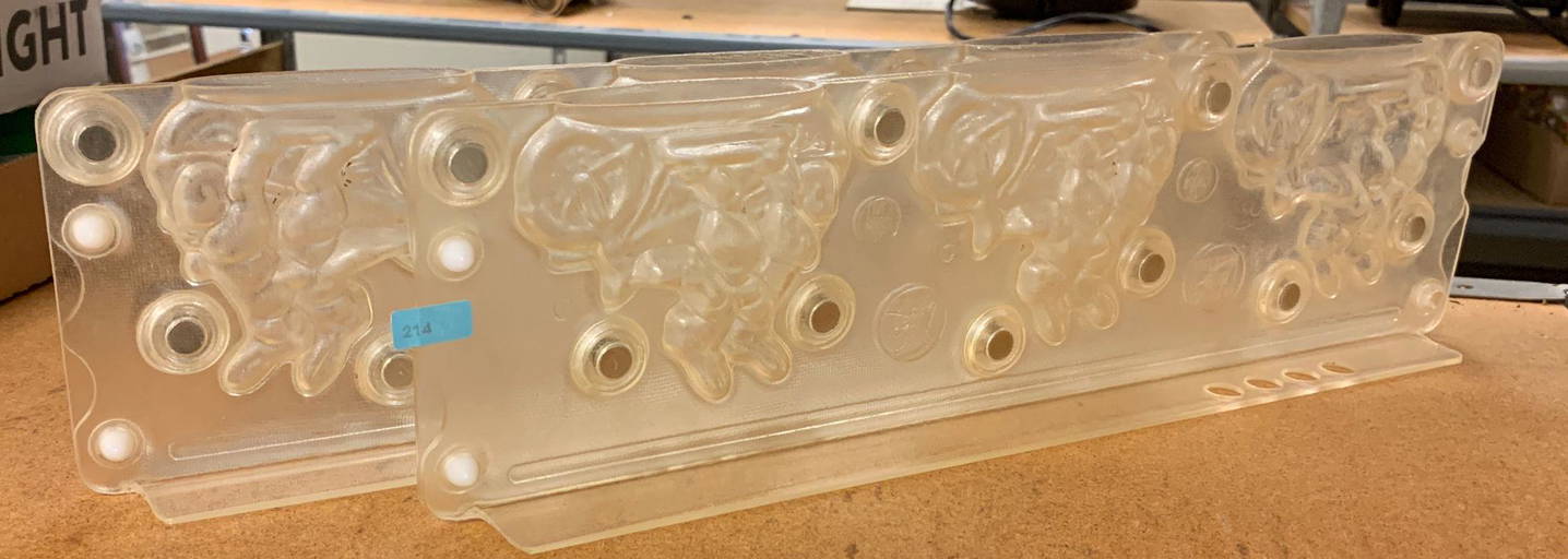 Pair Rabbit Motorcycle Molds