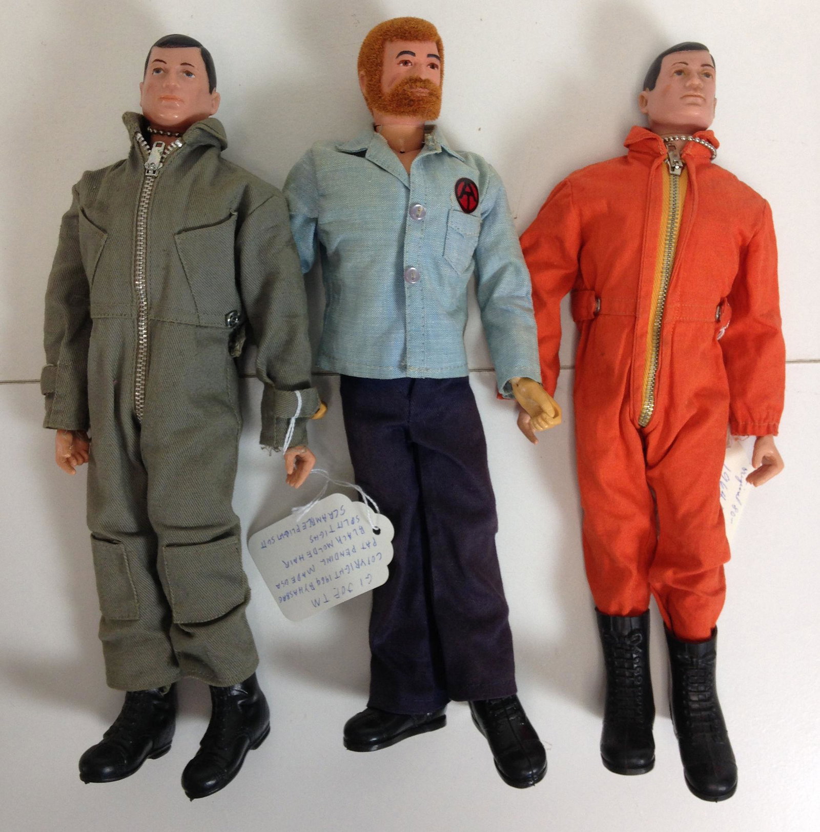 (3) G.i. Joe Action Figure Dolls. Includes Scramble
