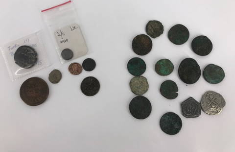 (11) Assorted Antique Foreign Coins