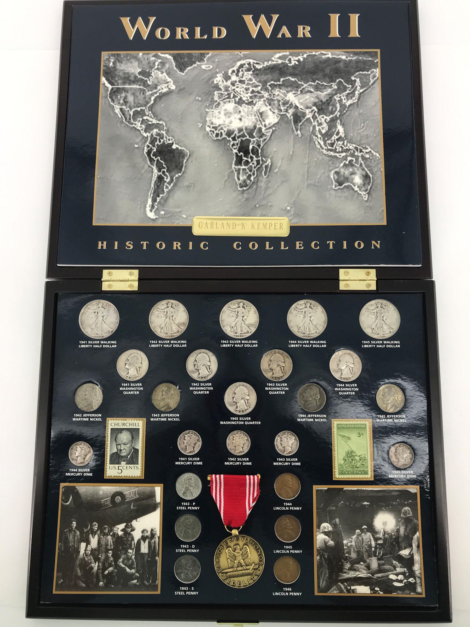 Wwii Historic Collection Coin And Stamp Set