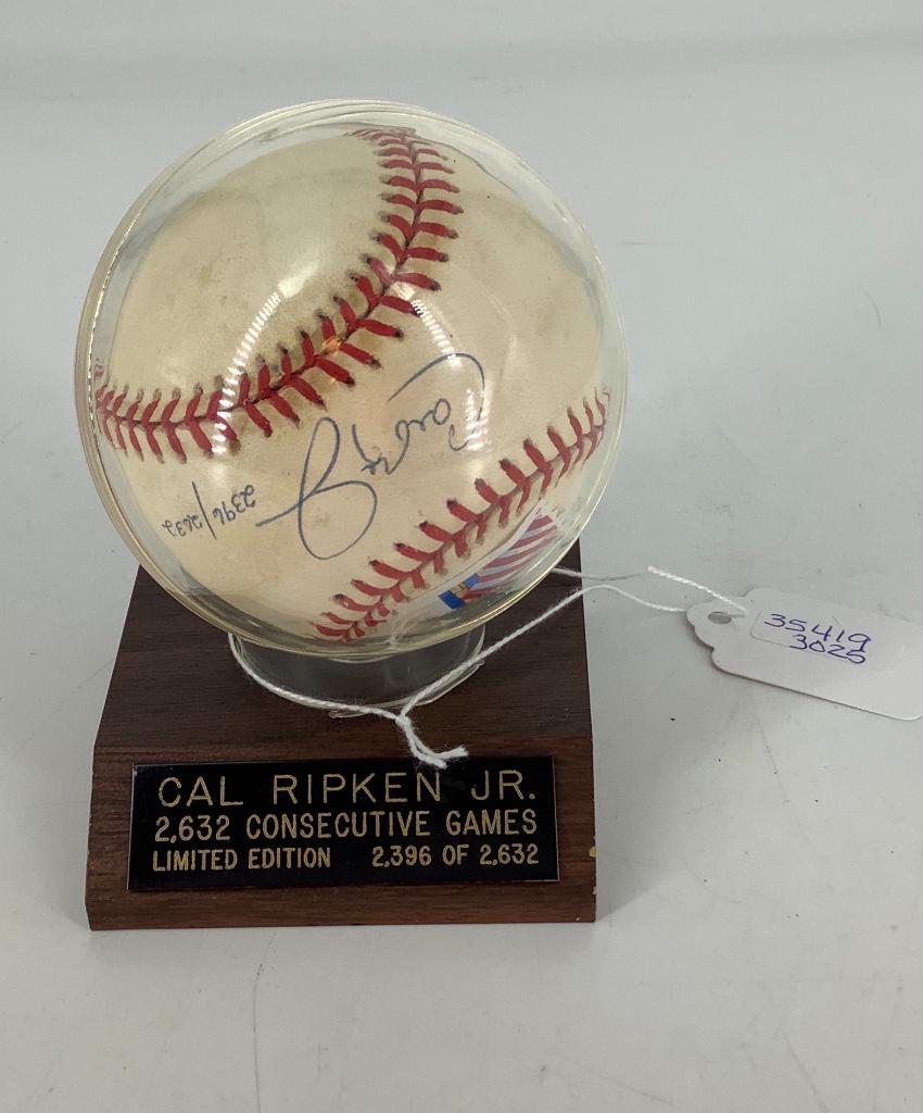 Cal Ripken Jr 2632 Consecutive Games,limited Edition