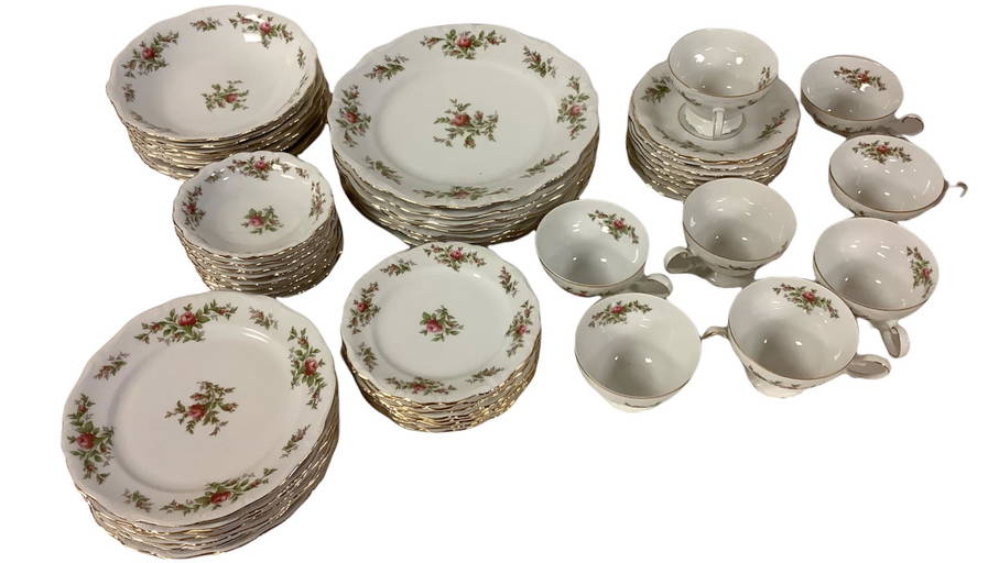 Johann Haviland Moss Rose Pattern China, Made In