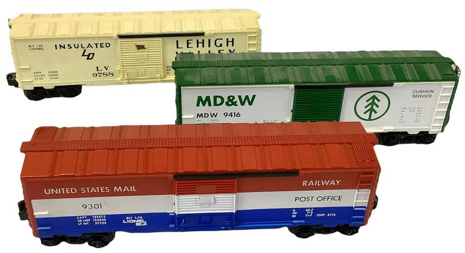 Lionel modern era O gauge 9301 U.S. mail boxcar, 9416 (#1586) on Feb 18 ...