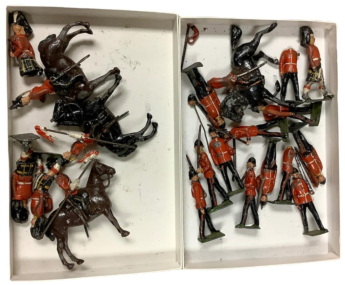 Lot of 2 small boxes of metal toy soldiers. (#1272) on Apr 05, 2022 ...