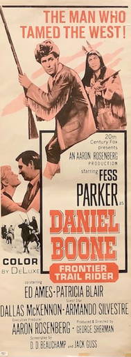 Ã¬Daniel Boone Frontier Trail Rider" movie poster 14" x 36". (#2092) on ...