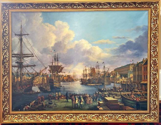 A. A Orlinski (Anna and Andy, Poland) oil on canvas maritime scene. 50 ...