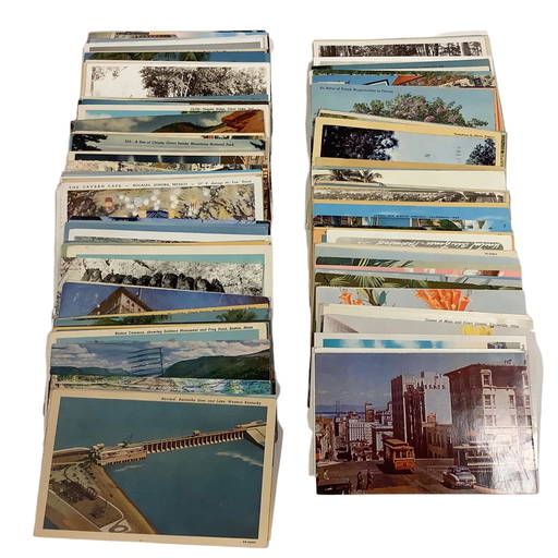 Vintage postcards. Lot of approximately 285 vintage postcards from the ...