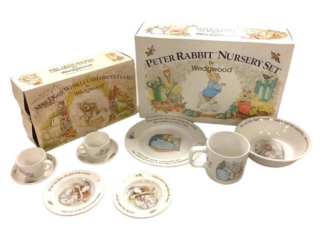 Wedgwood Beatrix Potter Peter Rabbit Dishware Including Peter Rabbit ...