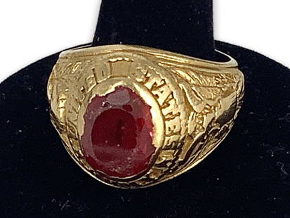 10k Gold United States Army Signet Ring