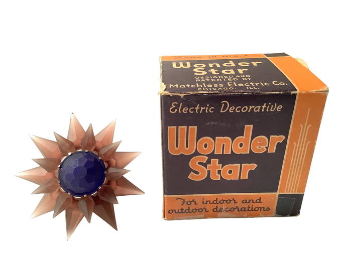 Vintage Matchless Electric Co. Wonder Star with original box. Double ...