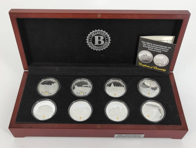 150th Anniversary Transcontinental Railroad Non Monetary Proof Coin ...