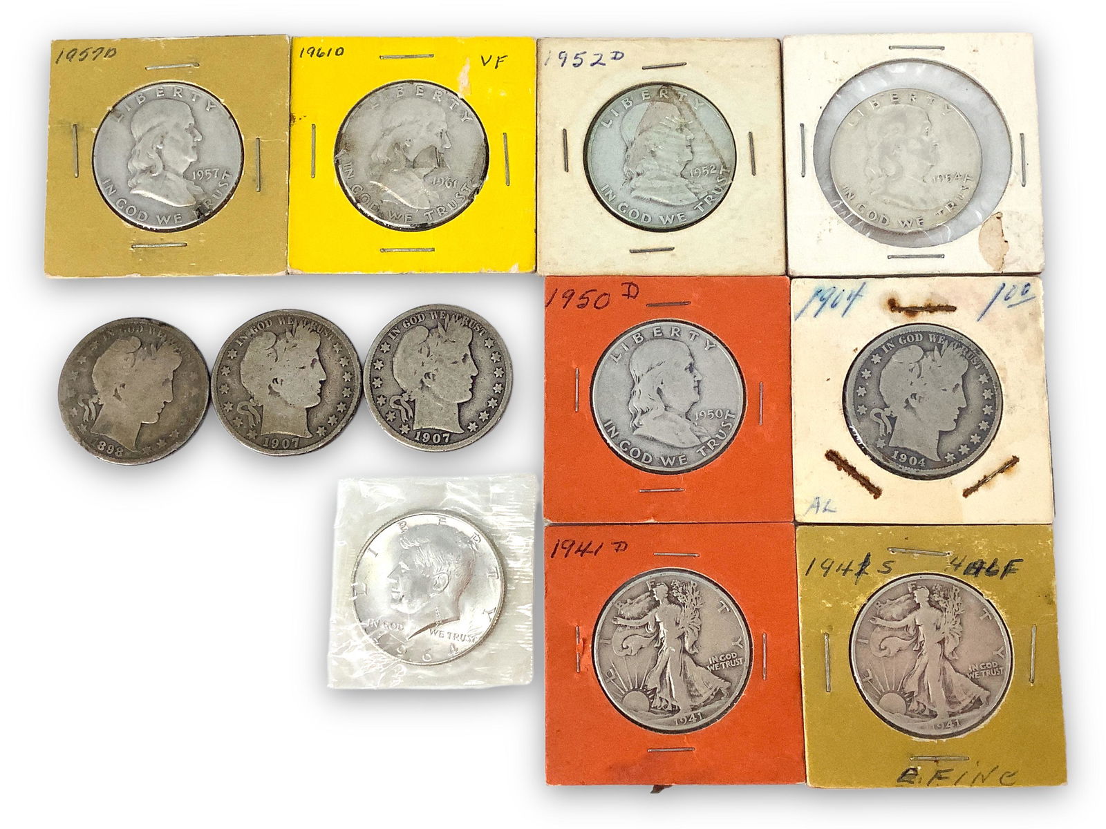 U.s. Silver Half Dollar Coins