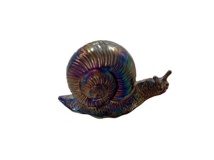 Fenton Carnival Glass Snail