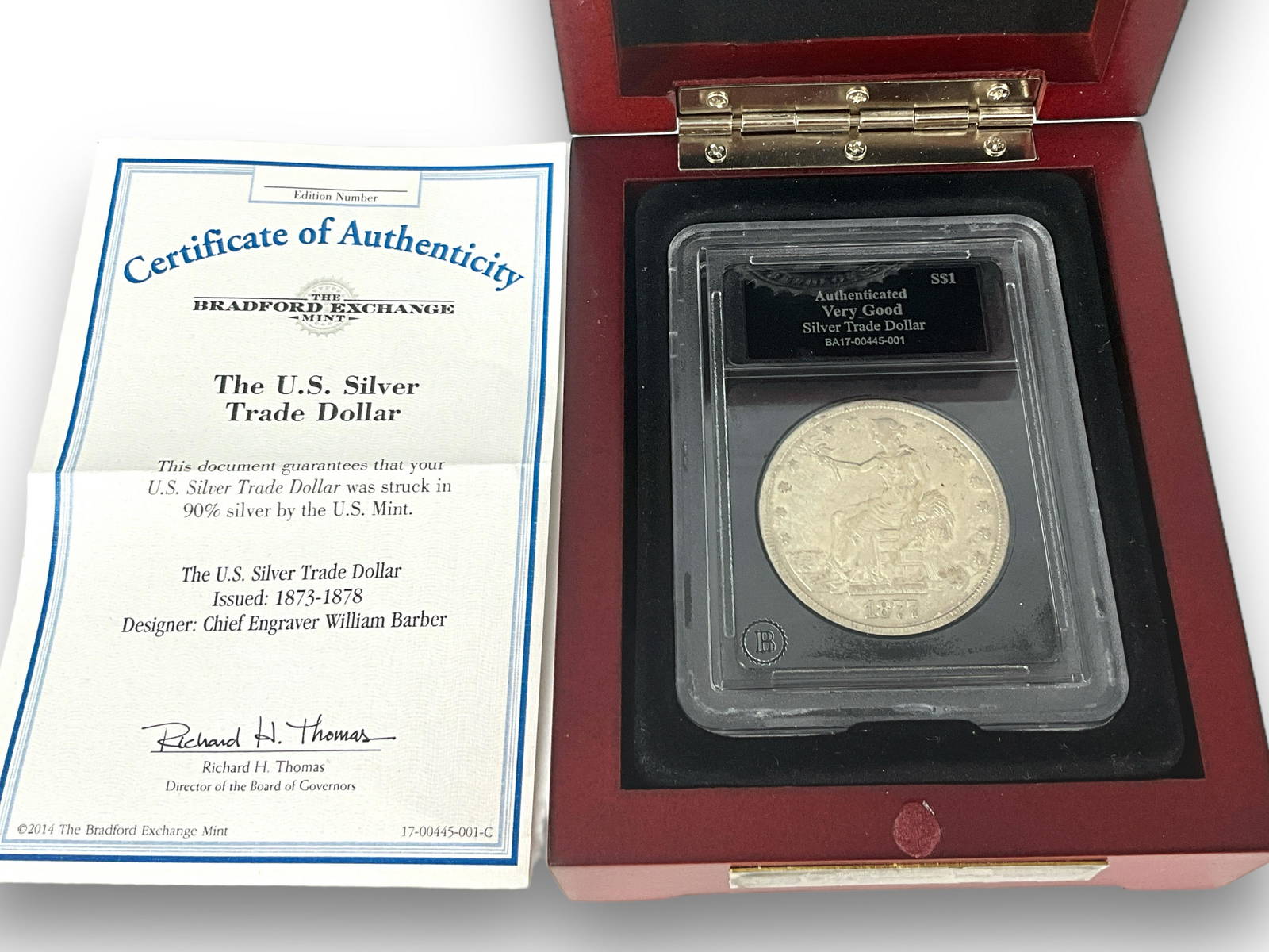 1877 U.s Trade Dollar Coin Auction