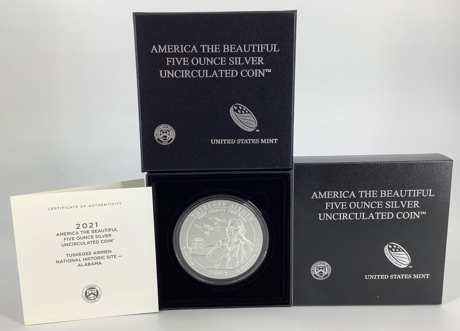 America The Beautiful (5 Oz Silver) Uncirculated Coin