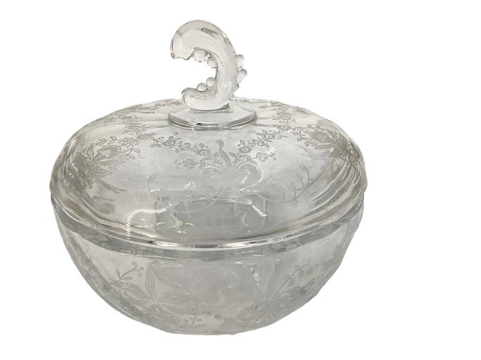 Heisey #1519 Waverly Covered Chocolate Box