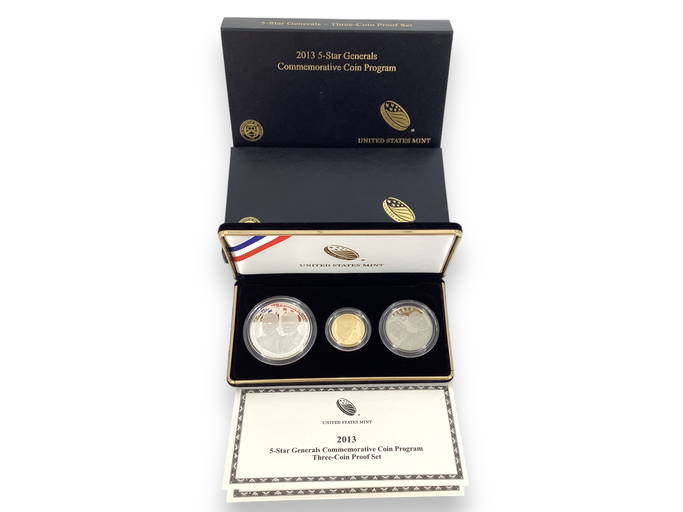 U.s. 2013 5 Star Generals Commemorative Coin Program