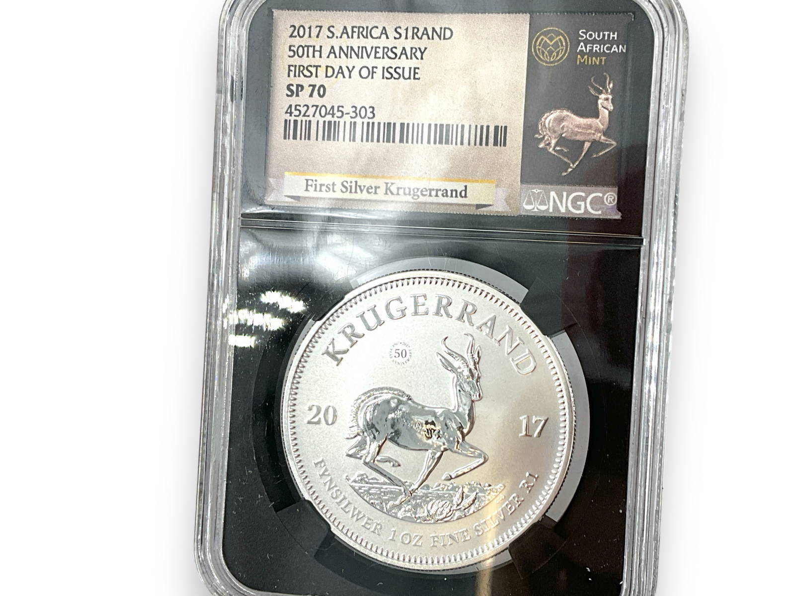 2017 South Africa 1 Rand Silver Coin - Sep 21, 2023 | Apple Tree ...