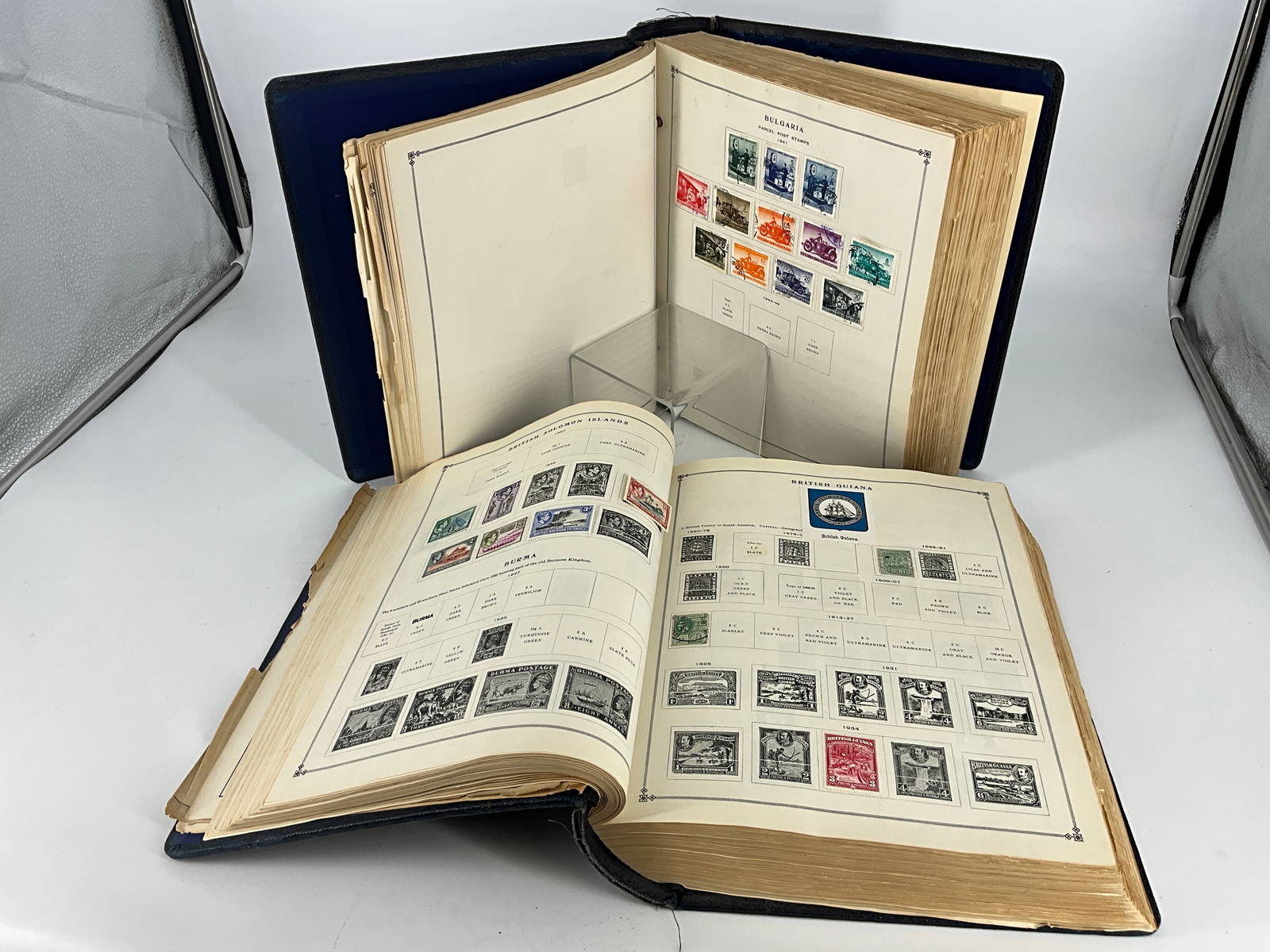Two Vintage Postage Stamp Albums Auction