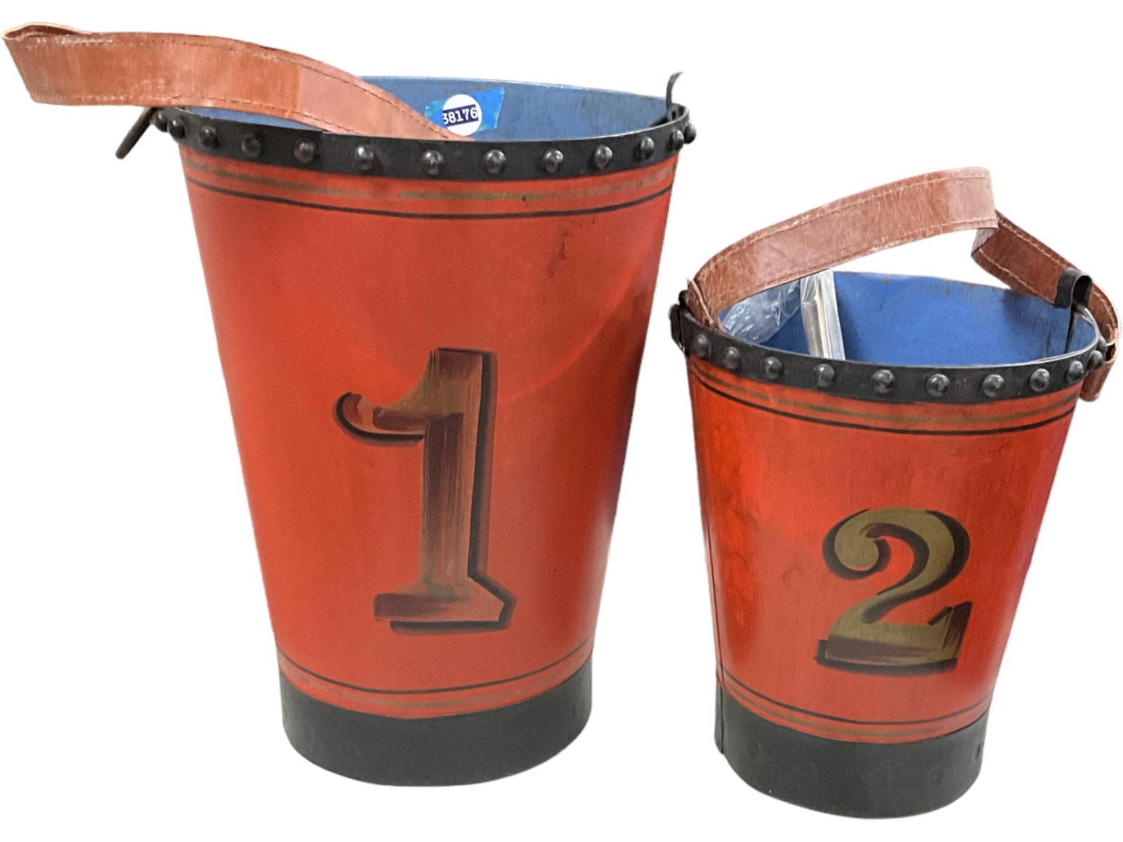 Reproduction Early 19th Century Bucket Brigade Fire Buckets Auction