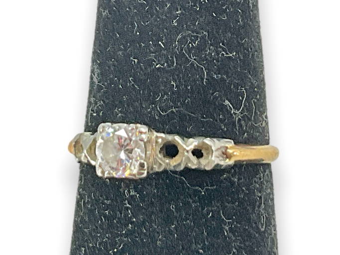 Vintage Diamond Engagement Ring, Scrap Or Restore