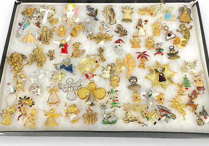 Assortment Of Christmas Pins