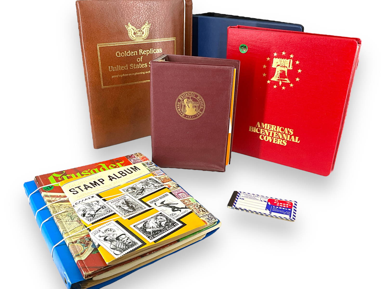 Collection Of Stamp Albums With Some Contents Auction