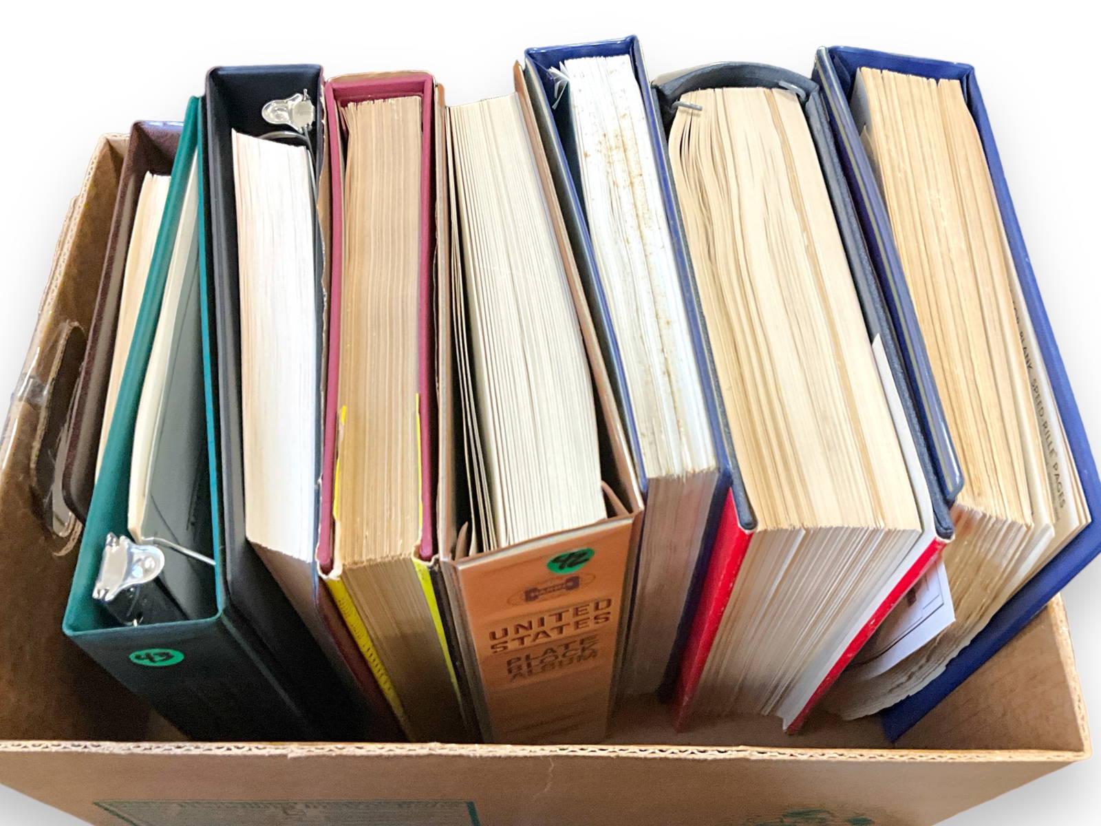 Assortment Of Empty And Nearly-empty Stamp Albums Auction