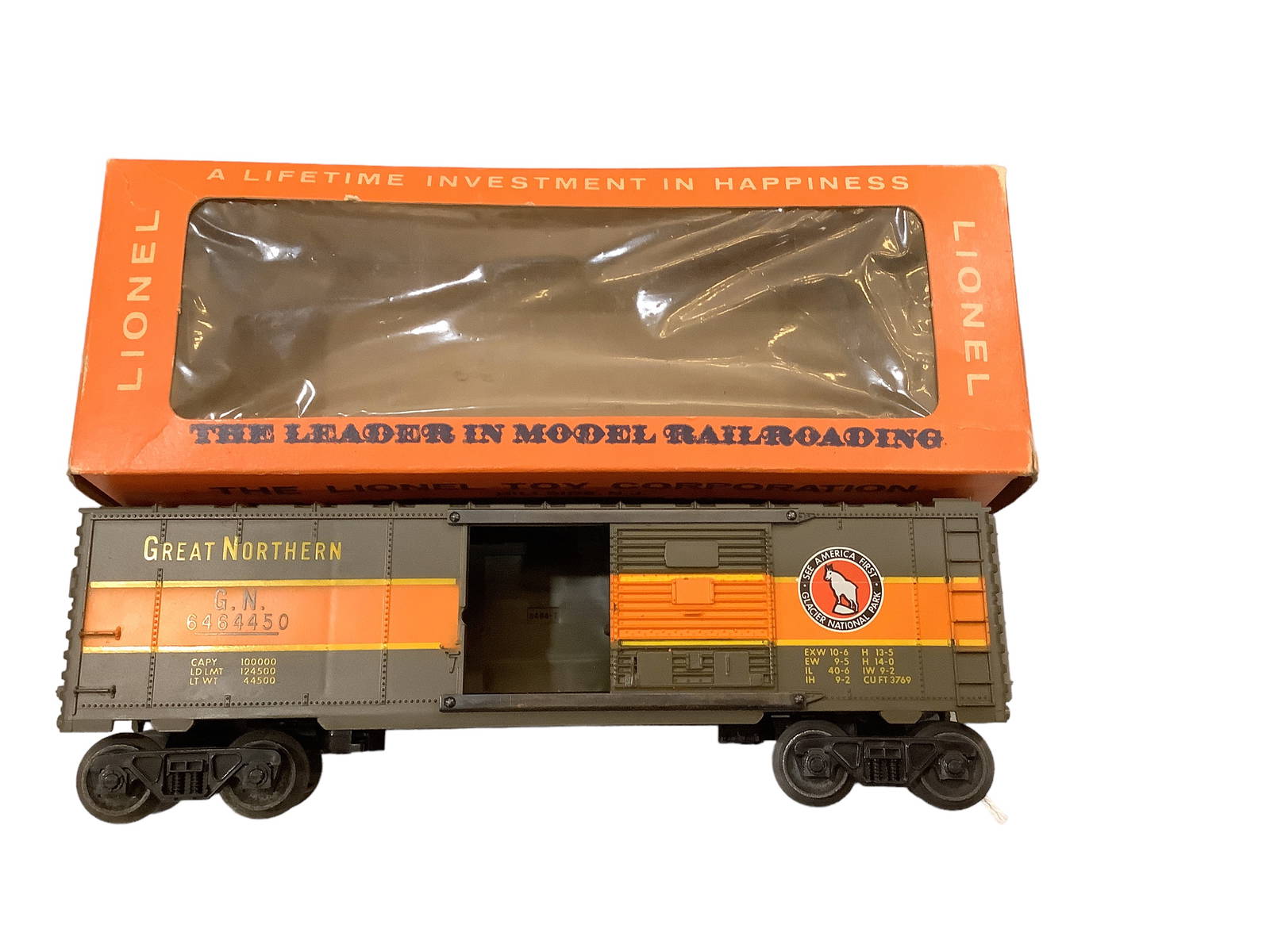 Lionel Post War 6464-650 Great Northern Box Car With Box Auction