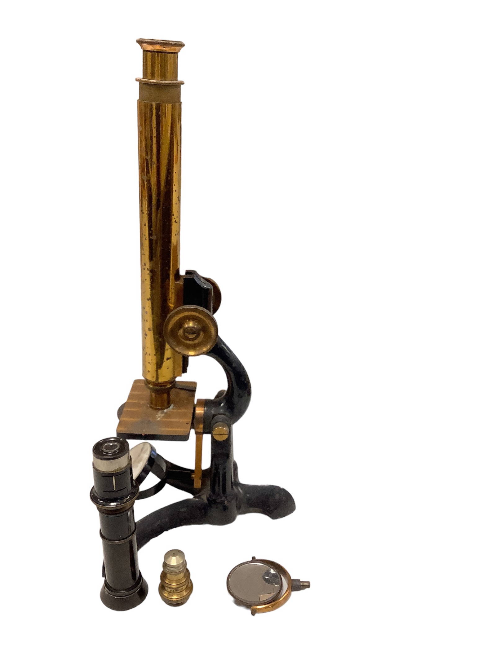 Brass And Iron Microscope Auction