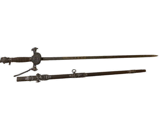 Fcb Ceremonial Sword & Scabbard