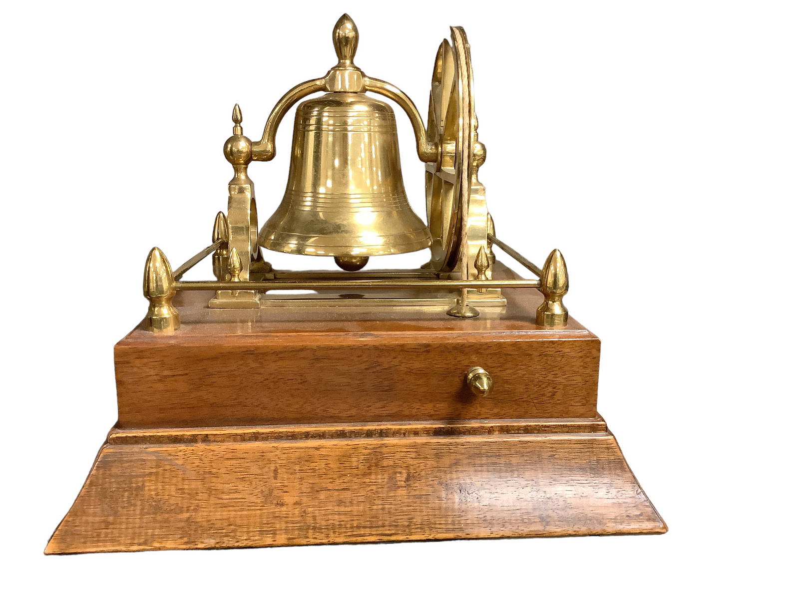 Vintage Desktop Bell Base 3 1/2 X 9 3/4 X 10 1/4 In. (8.9 X 24.8 X 26 ...