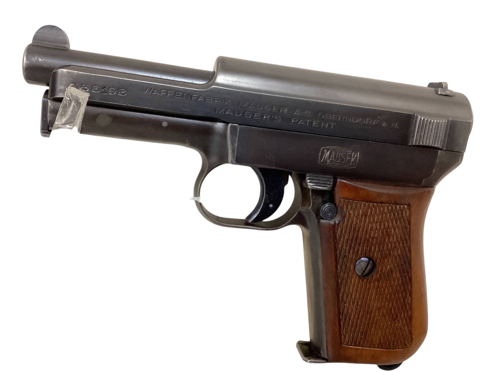Masuer Model 1934 7.65 Caliber Semi-auto Pistol Sn:356198 German Army ...