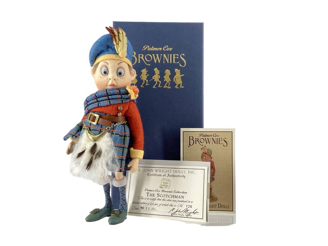 Palmer Cox Brownie "the Scotchman" #126/250 By R. John Wright With ...