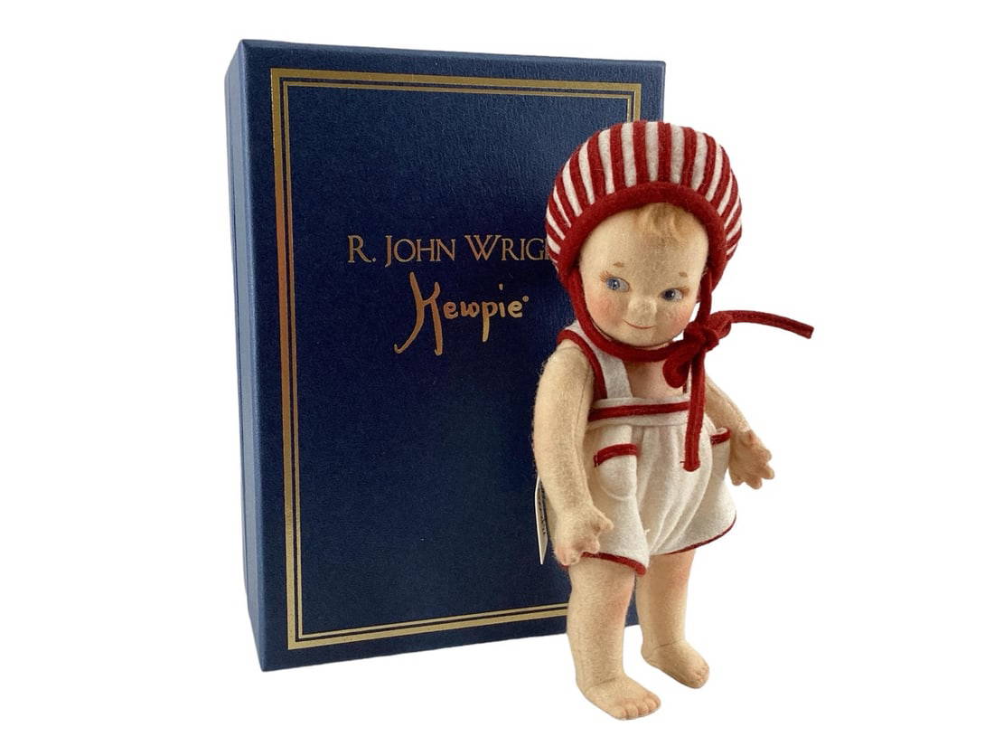 "peppermint Pal" Kewpie By R. John Wright #033 Signed. Auction
