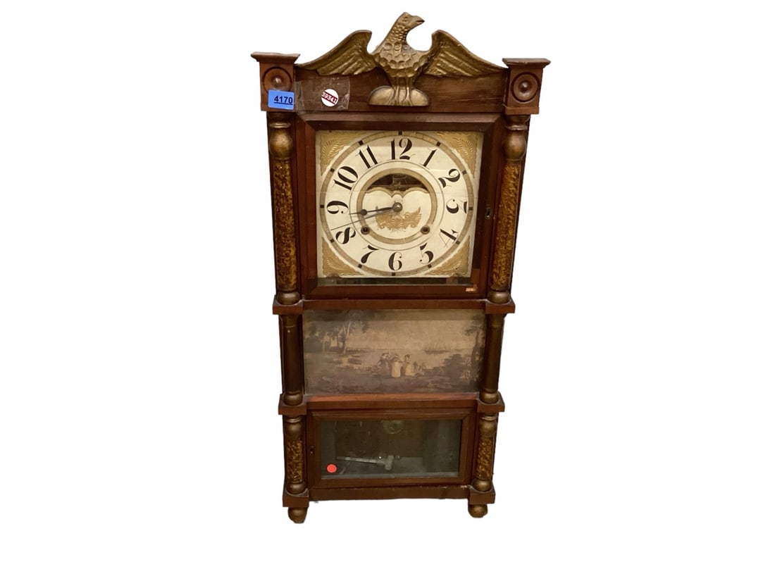 Birge, Mallory, & Co. Triple Decker Weight Driven Clock Auction