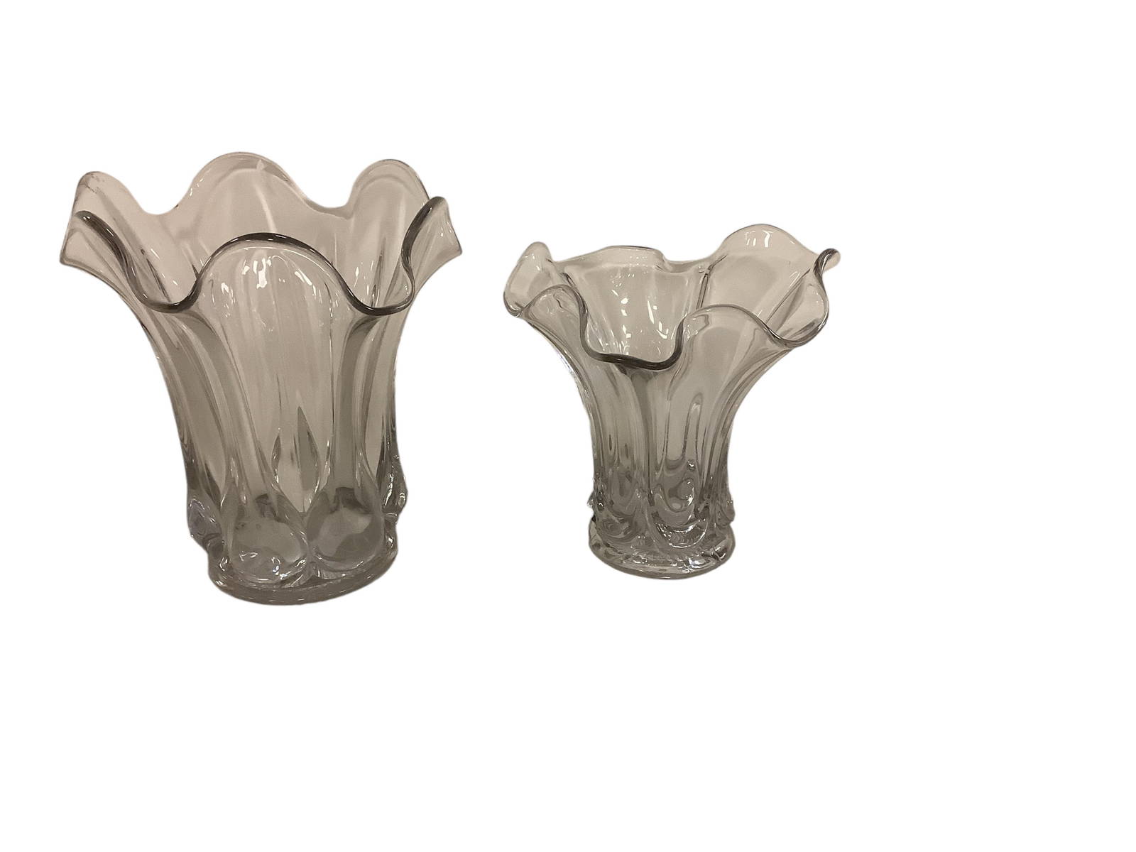 (2) Heisey Colonial Vases Auction