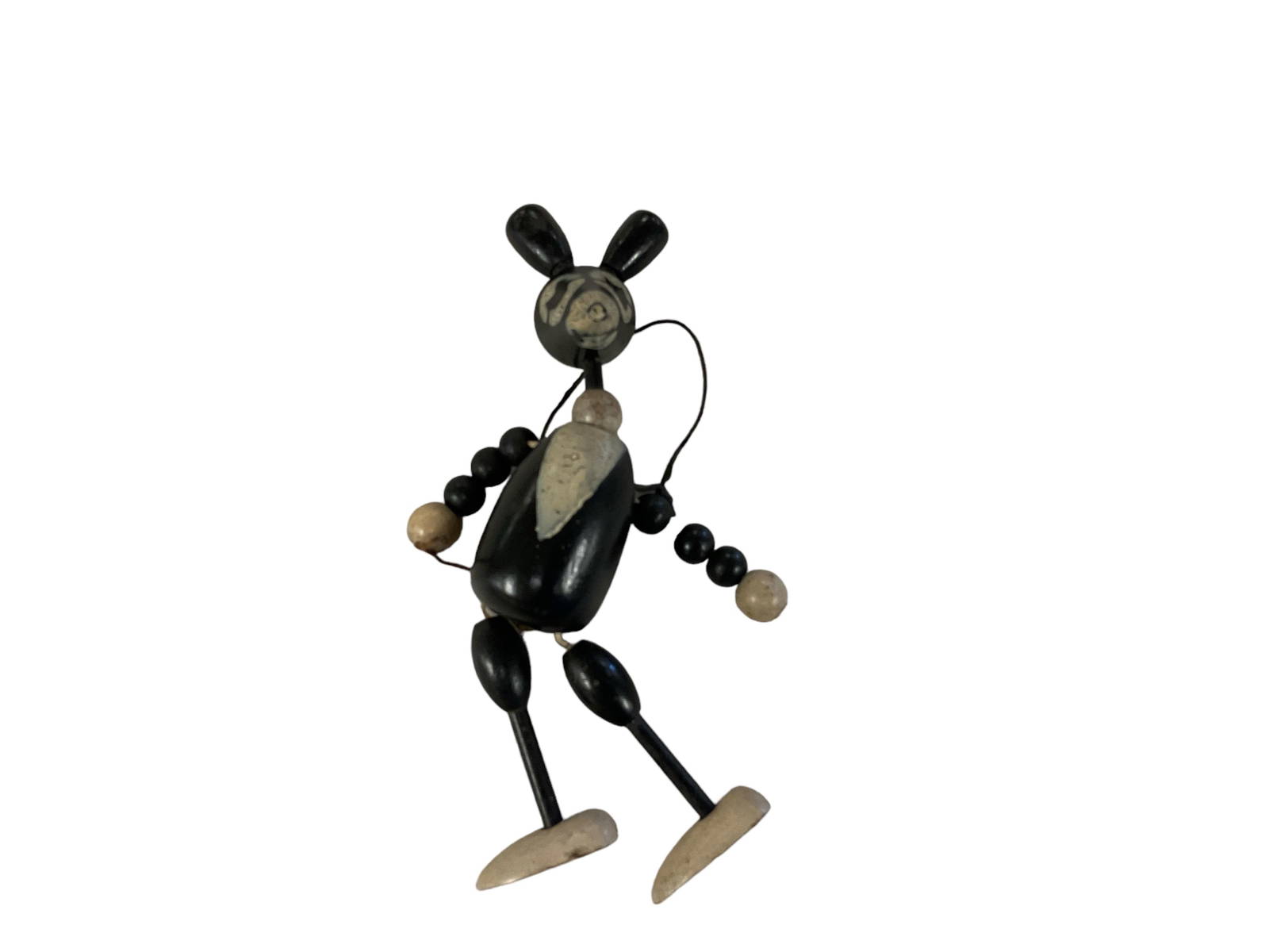 Ignatz Mouse Wood Jointed Figure With Tail And Pie Eyes Auction