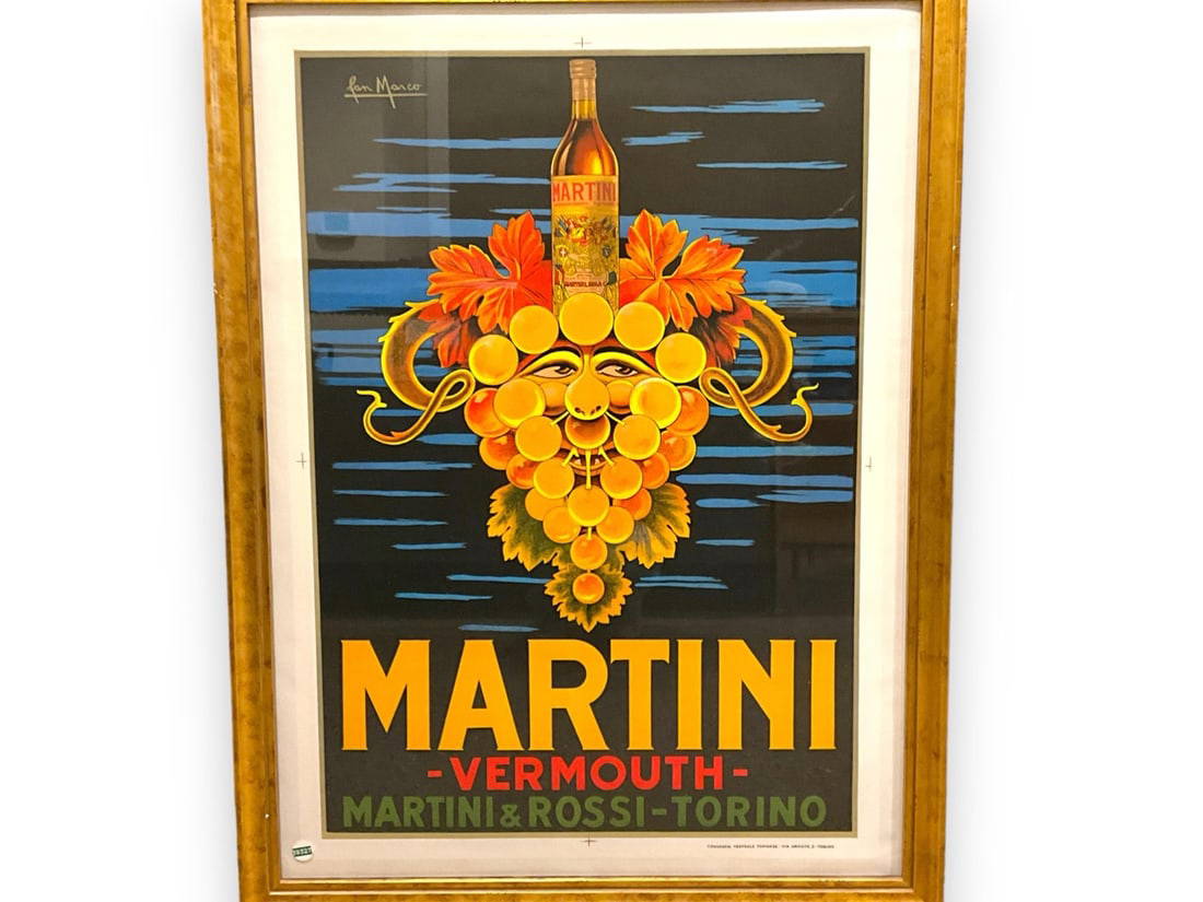 Original Vintage Poster - Martini - Vermouth - Martini & Rossi, Torino ...