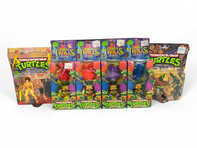 (6) Tmnt Teenage Mutant Ninja Turtles Figures & Turtle Trolls