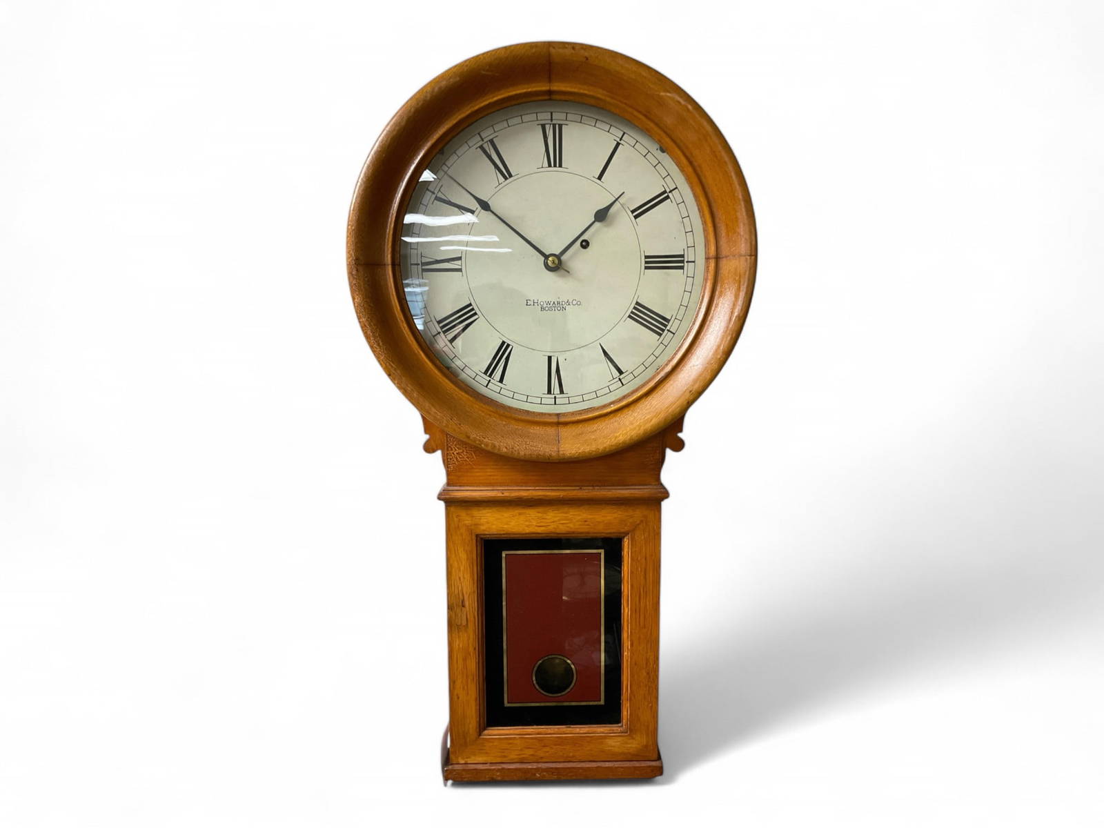 E. Howard And Co. Boston Regulator Wall Clock** 30" H Auction