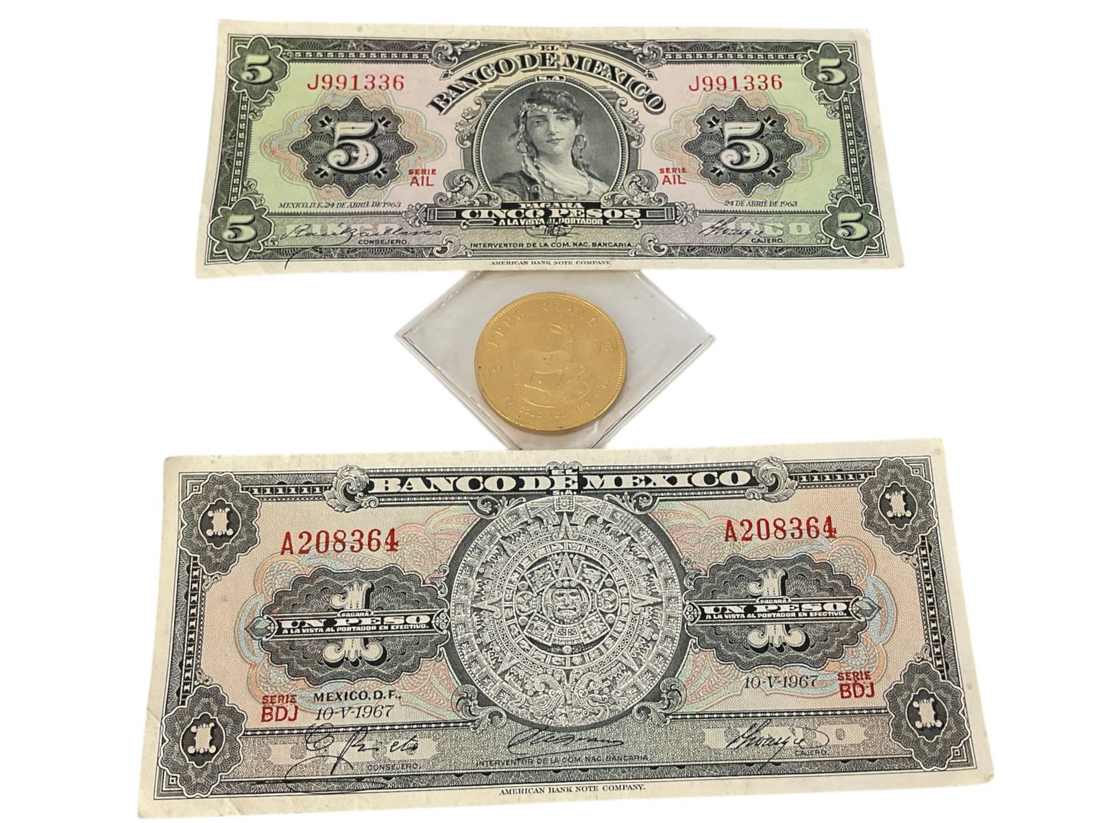 Foreign Bank Notes And Foreign Gold Coin Auction