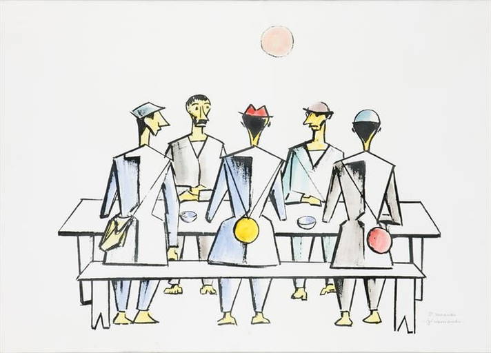 Morando Pietro Alessandria 1892 1980 "i Giramondo" 50