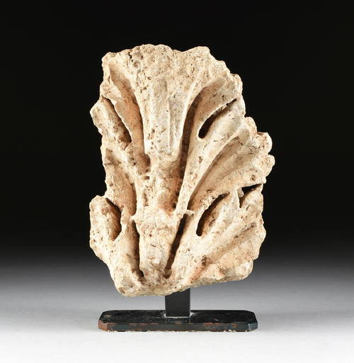 An Ancient Roman Carved Marble Architectural Fragment
