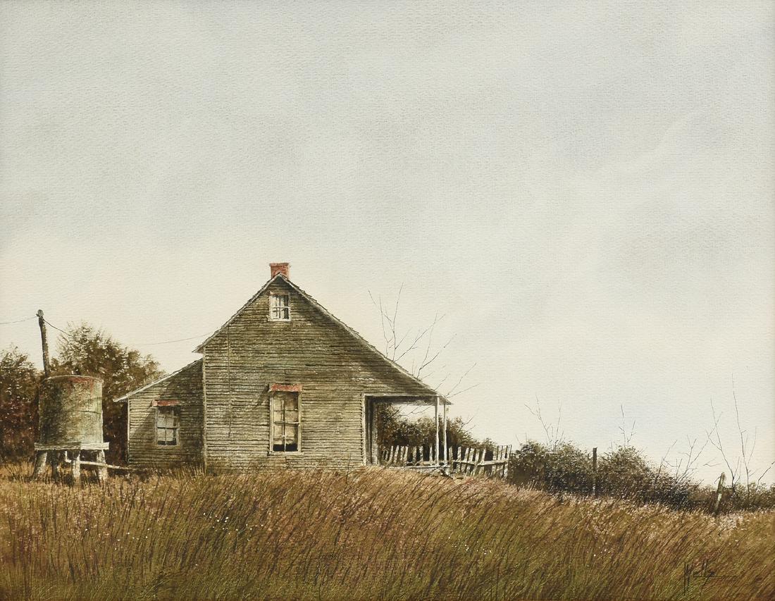Millard Wells Watercolor Painting