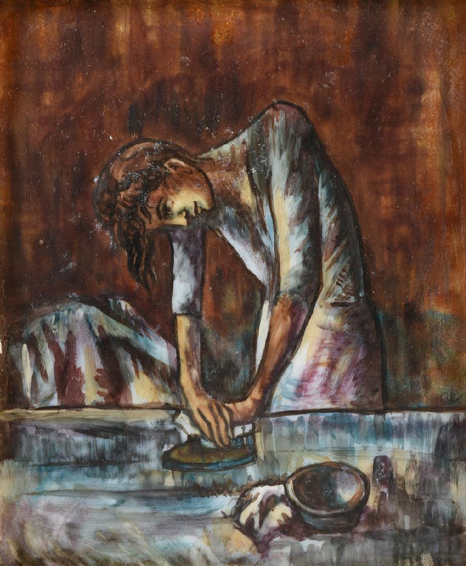 after PABLO PICASSO (Spain/France 1881-1973) AN ENAMEL