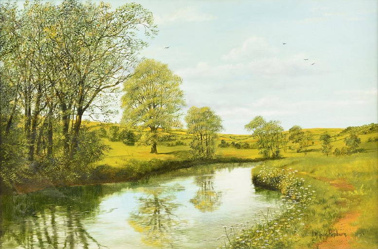 J. Wilson Hepburn (american 20th Century) A Painting,